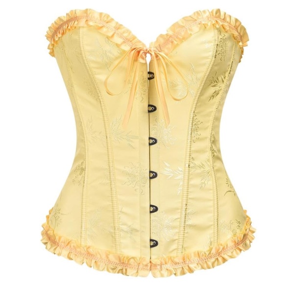 Tops | New Yellow Bustier Corset | Poshmark